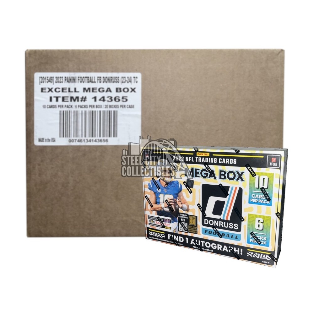 2023 Panini Donruss Football Mega 20-Box Case | Steel City Collectibles