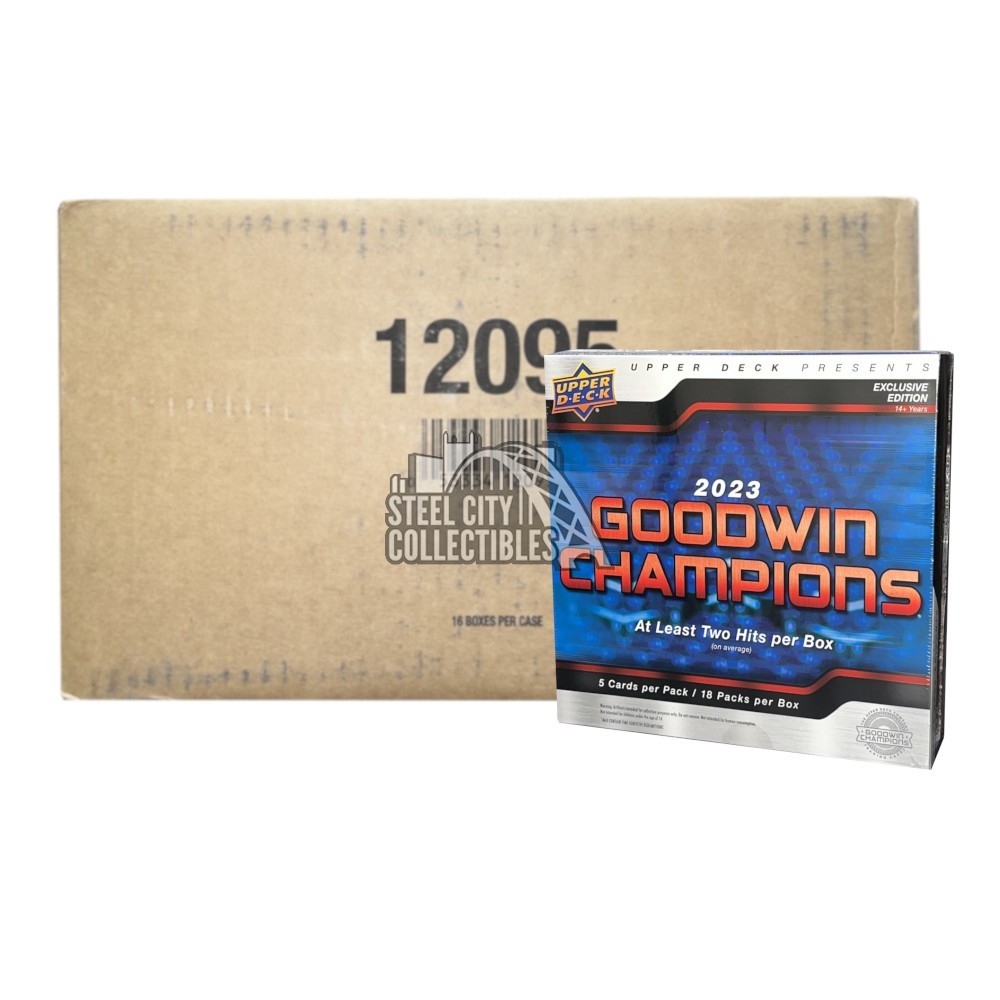 2023 Upper Deck Goodwin Champions CDD Exclusive Edition Hobby 16-Box ...