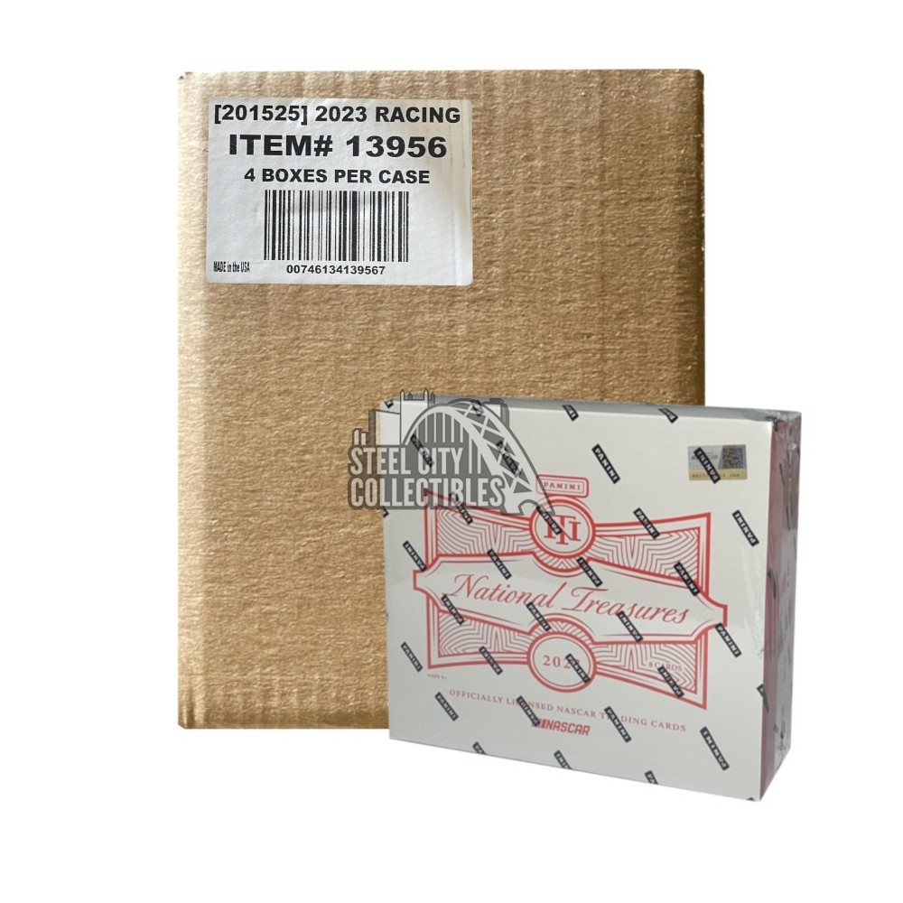 2023 Panini National Treasures Racing Hobby 4-Box Case | Steel City ...