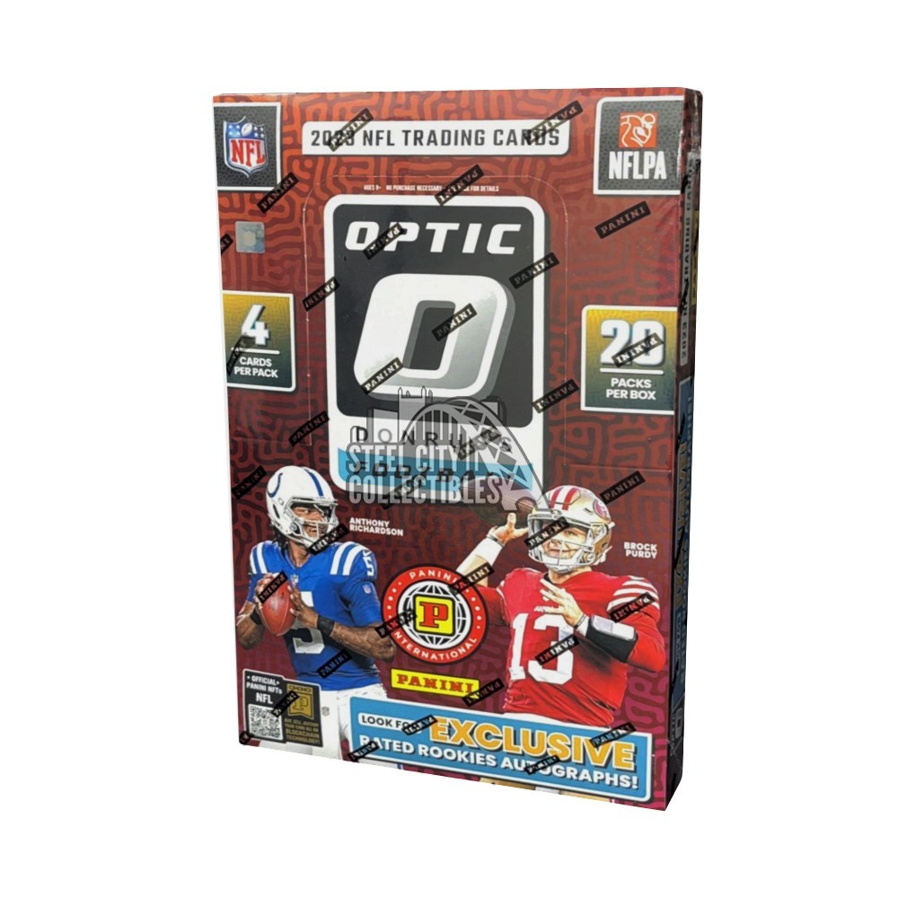 2023 Panini Donruss Optic Football Hobby International Box | Steel City ...