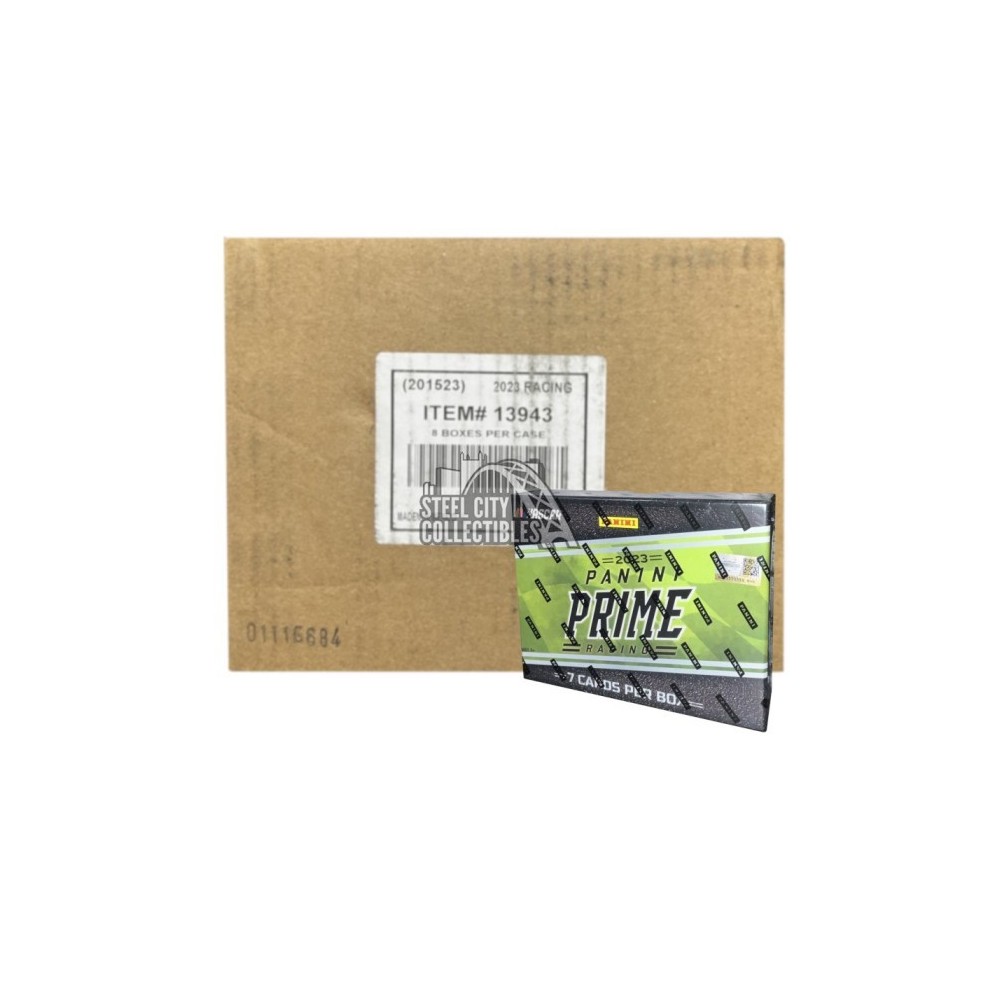 2023 Panini Prime Racing Hobby 8-Box Case Random Serial # Group Break ...