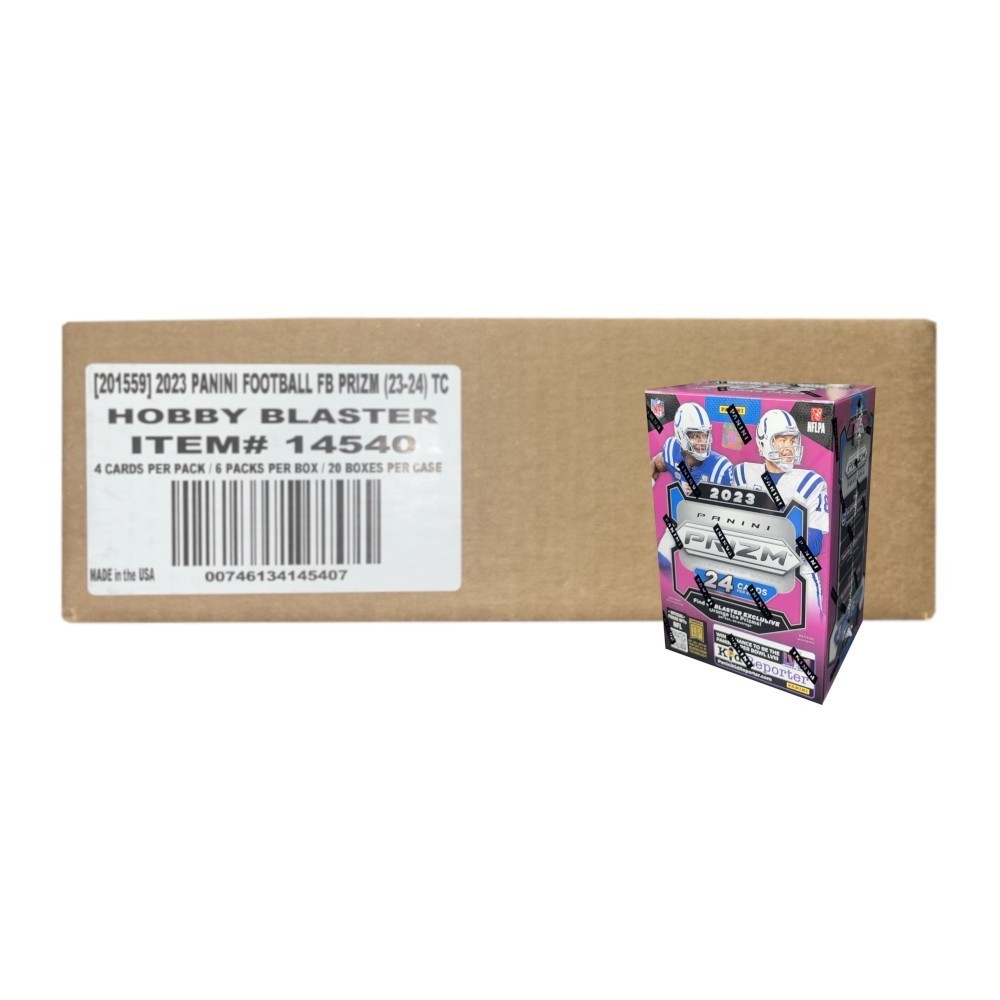 2023 Panini Prizm Football 6-Pack Hobby Blaster 20-Box Case (Orange Ice ...