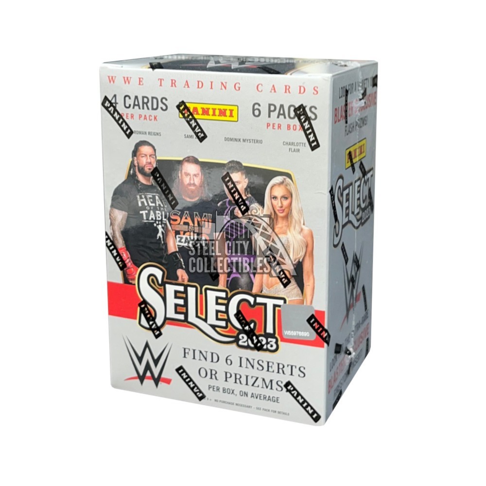2023 Panini Select WWE Wrestling 6-Pack Blaster Box | Steel City ...