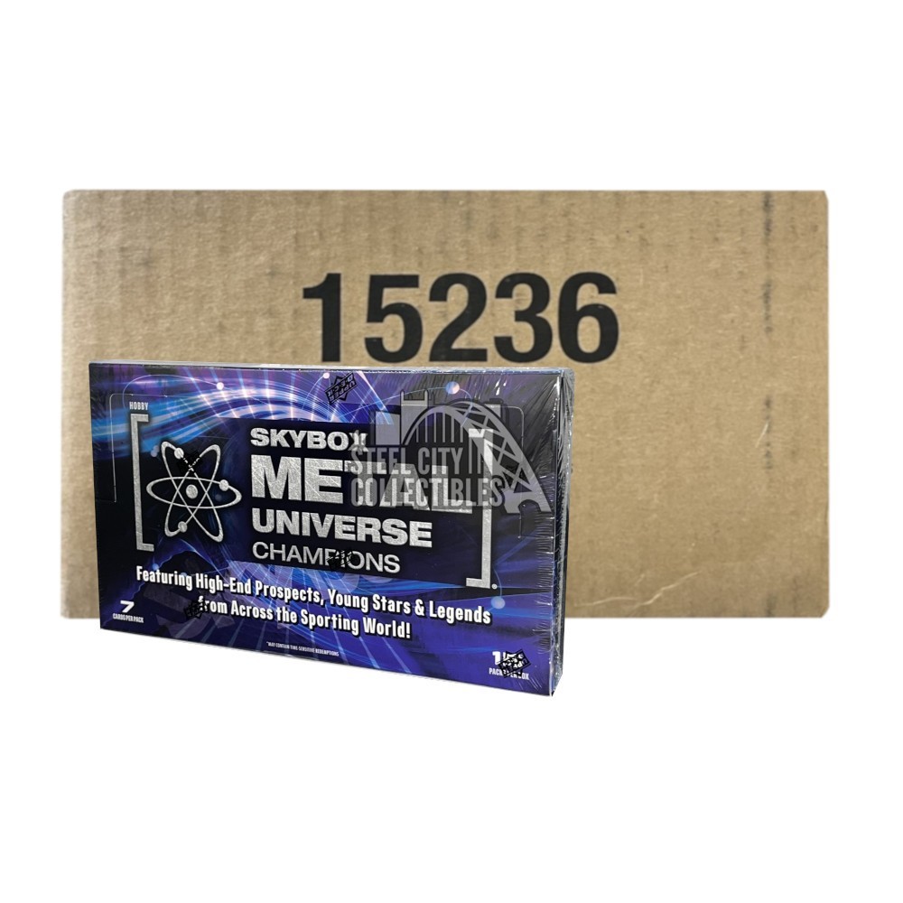 2023 Upper Deck Skybox Metal Universe Champions Hobby 12-Box Case ...
