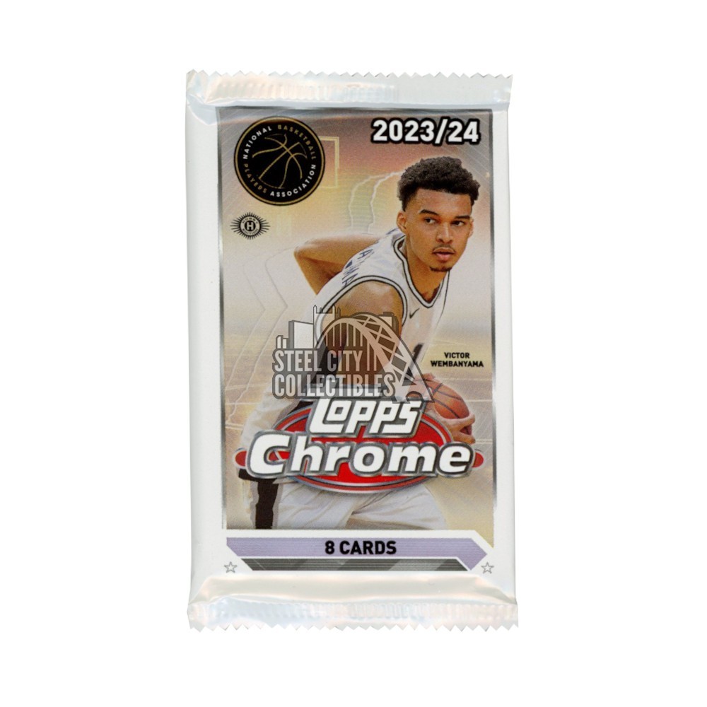 2023-24 Topps Chrome Basketball Hobby Pack | Steel City Collectibles
