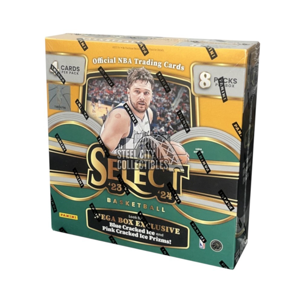 2023-24 Panini Select Basketball Mega Box (Blue and Pink Cracked Ice ...