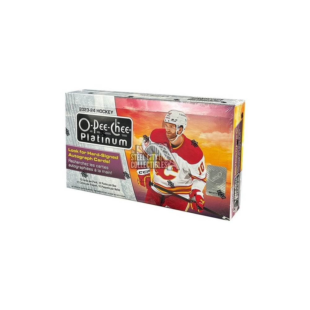 2023-24 Upper Deck O-Pee-Chee Platinum Hockey Hobby 3-Box Personal ...