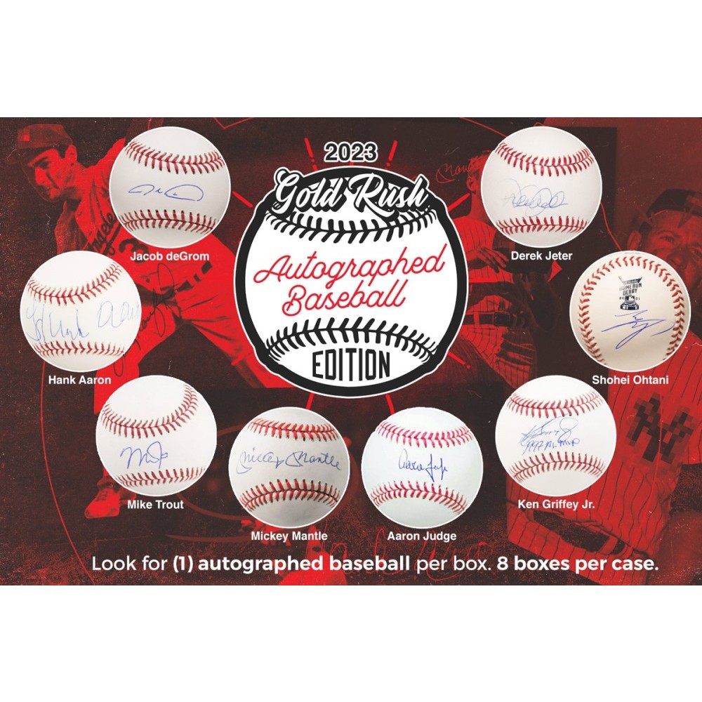 2023 Gold Rush Autographed Baseball Edition Box | Steel City Collectibles