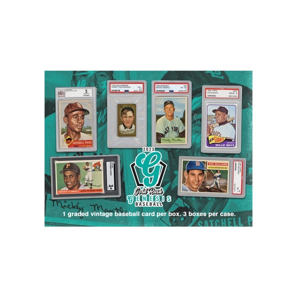 2023 Gold Rush Genesis Baseball Vintage Edition 3-Box Case Random Hit ...