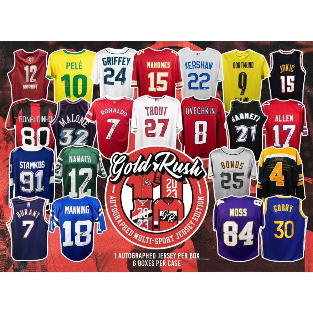 2023 Gold Rush Autographed Multi-Sport Jersey Box | Steel City Collectibles