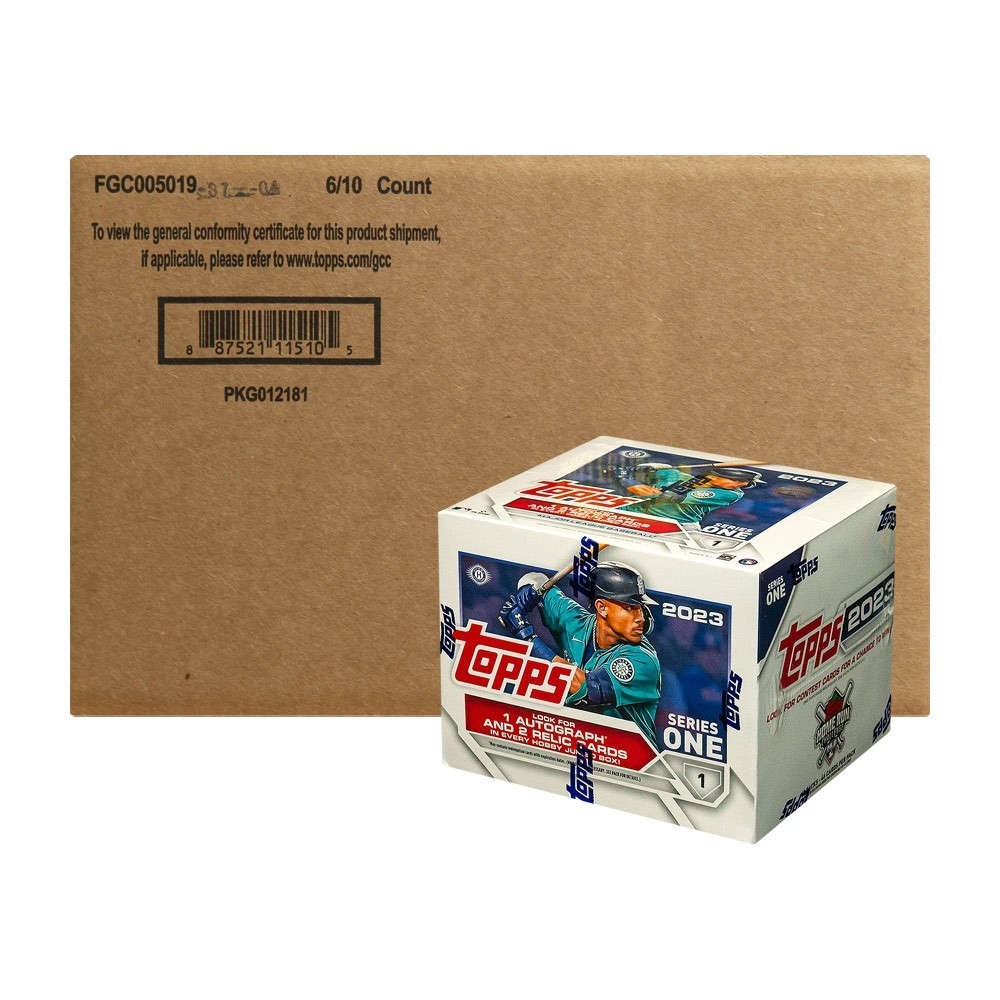 2023 Topps Series 1 Baseball HTA Hobby Jumbo 6-Box Case PICK YOUR TEAM ...