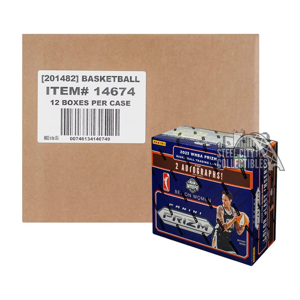 2023 Panini Prizm WNBA Basketball Hobby 12-Box Case | Steel City ...