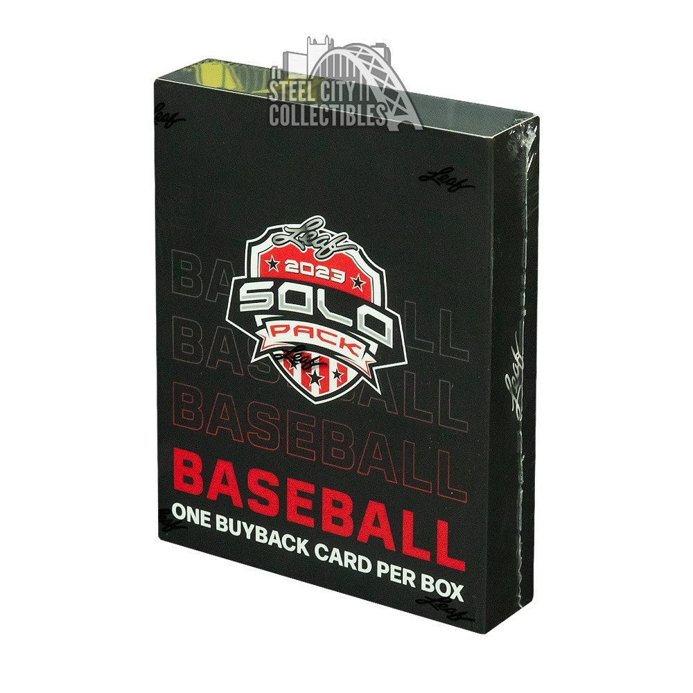 2023 Leaf Solo Pack Baseball Edition Box | Steel City Collectibles