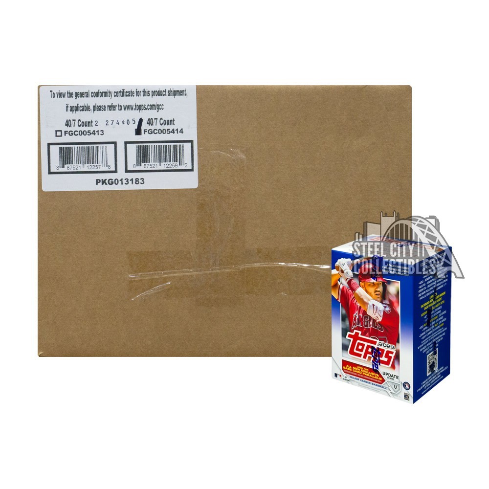 2023 Topps Update Series Baseball Blaster 40-Box Case | Steel City ...