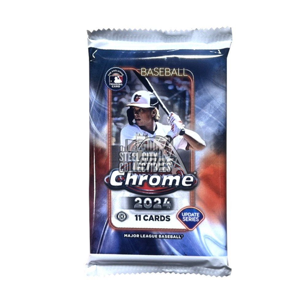 2024 Topps Chrome Update Series Baseball Jumbo Hobby Pack | Steel City ...