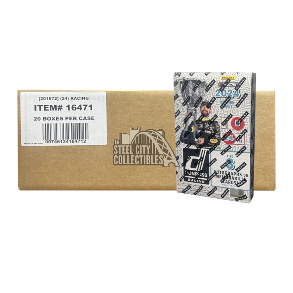 2024 Panini Donruss Racing Hobby 20-Box Case | Steel City Collectibles