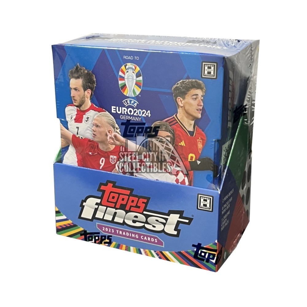 2023 Topps Finest Road to UEFA Euro 2024 Soccer Hobby Box | Steel City ...
