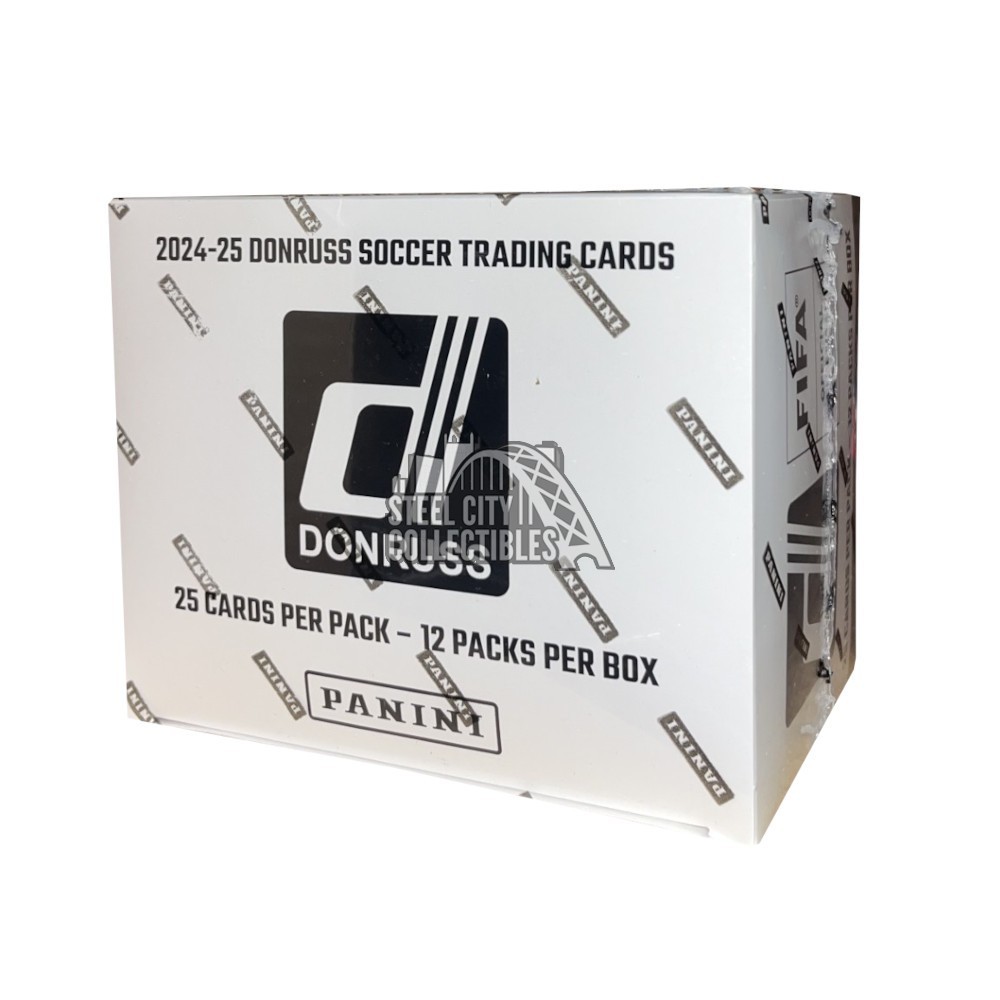 2024-25 Panini Donruss Soccer 12-Fat Pack Box | Steel City Collectibles