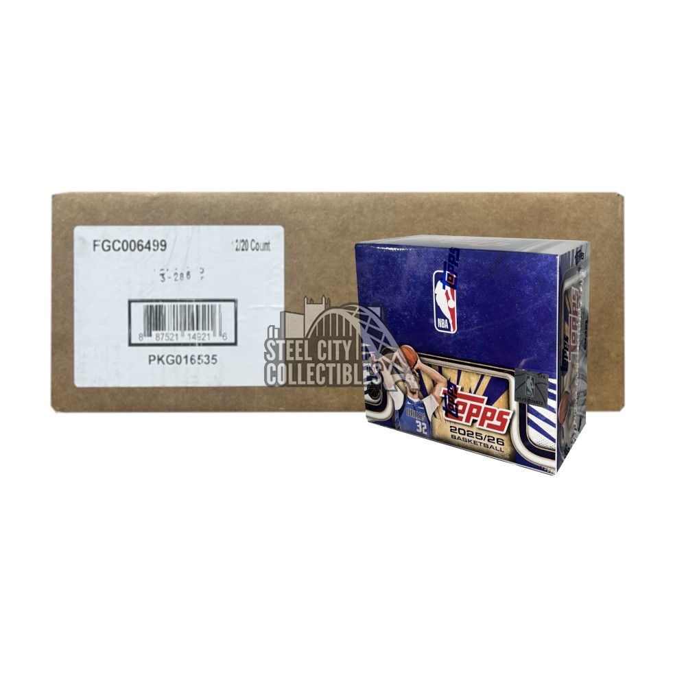 2025-26 Topps Basketball Retail 12-Box Case | Steel City Collectibles