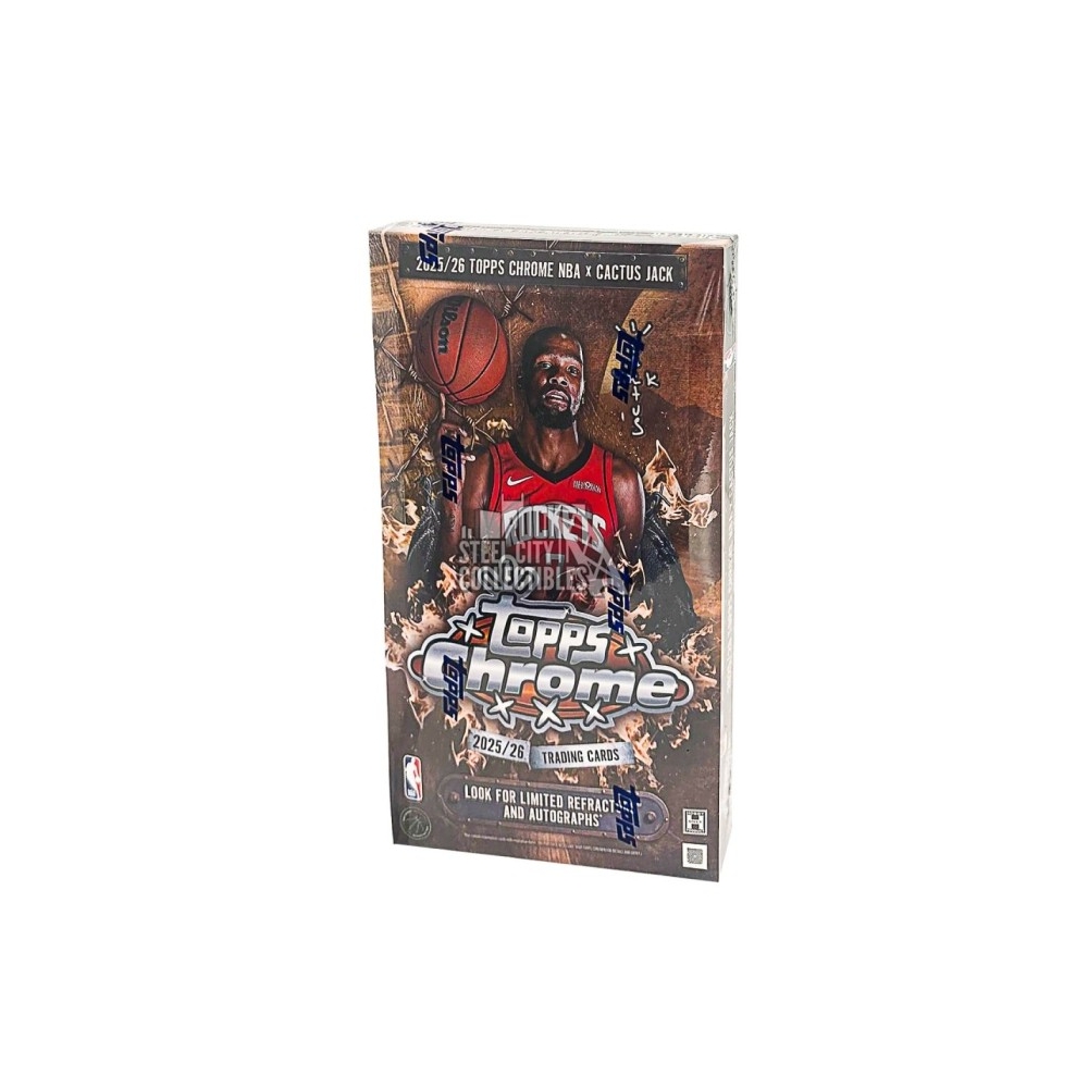 2025-26 Topps Chrome Cactus Jack Basketball Hobby Box Random Division ...