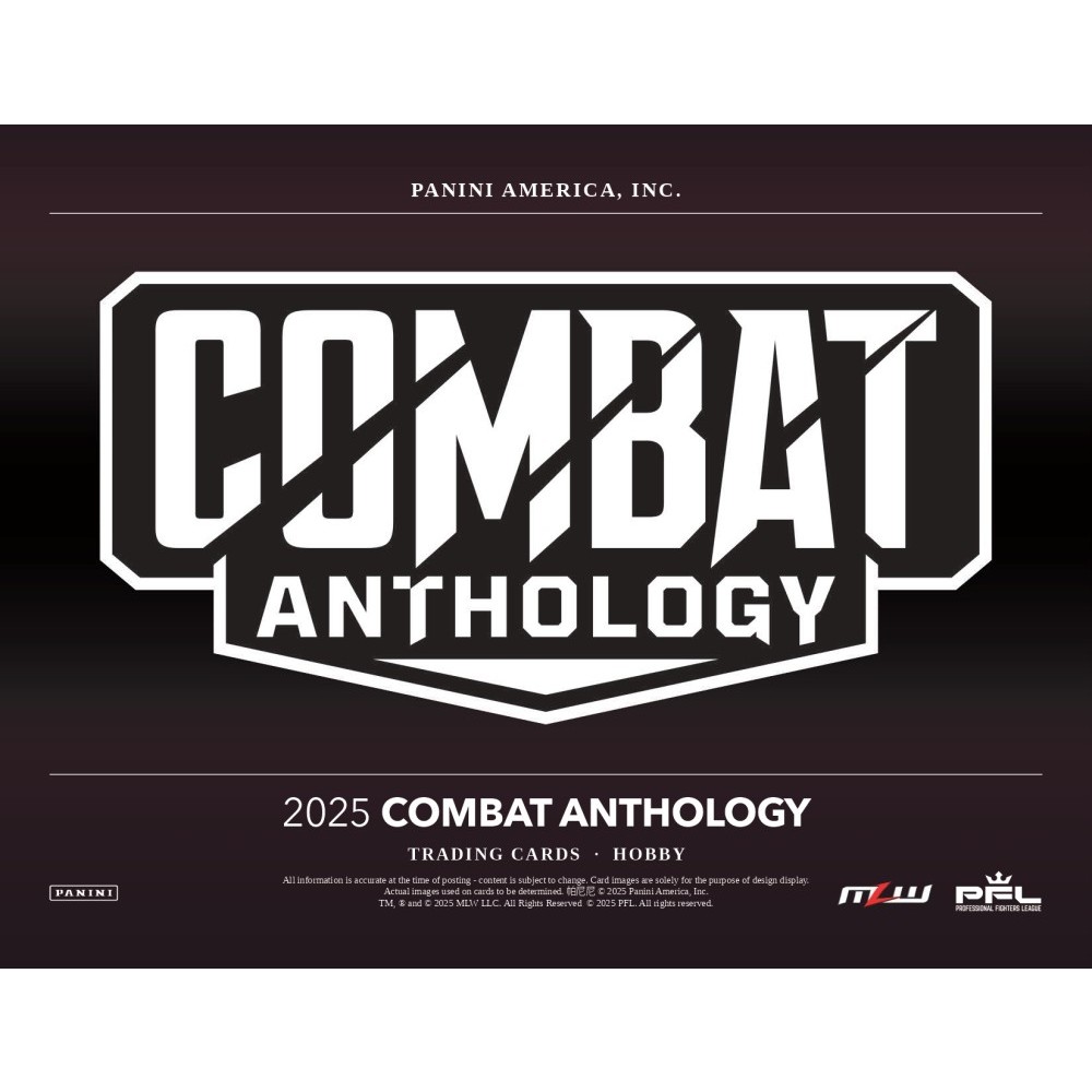 2025 Panini PFL Professional Fighters League Combat Anthology Hobby Box ...