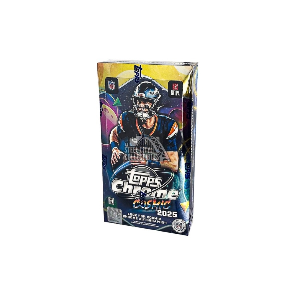 2025 Topps Cosmic Chrome Football Hobby Box Random Division Group Break ...