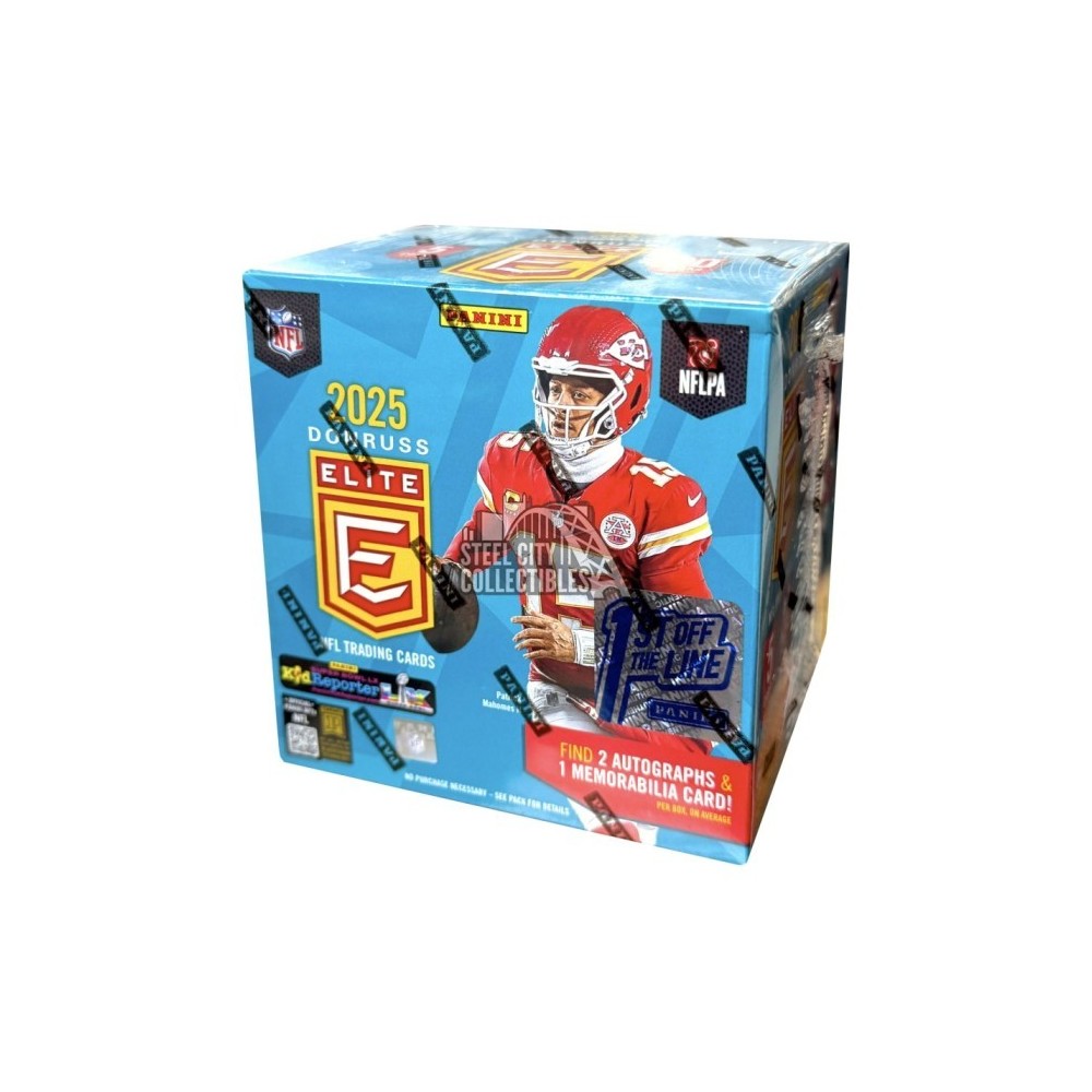 2025 Panini Donruss Elite Football Hobby Box (FOTL) Random Division ...