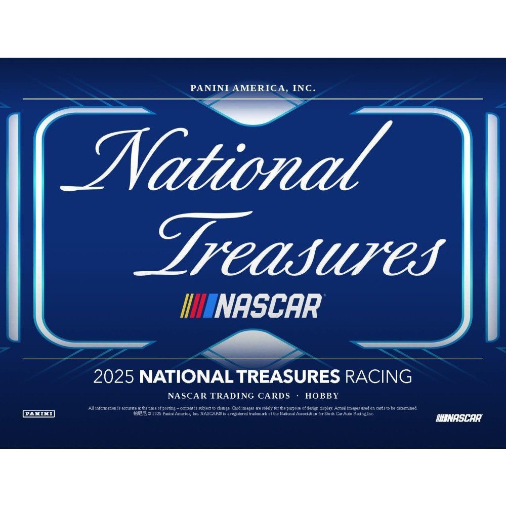 2025 Panini National Treasures Racing Hobby Box Random Serial # Group ...