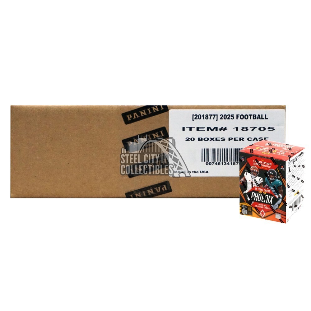 2025 Panini Phoenix Football Hobby Blaster 20-Box Case Random Division ...