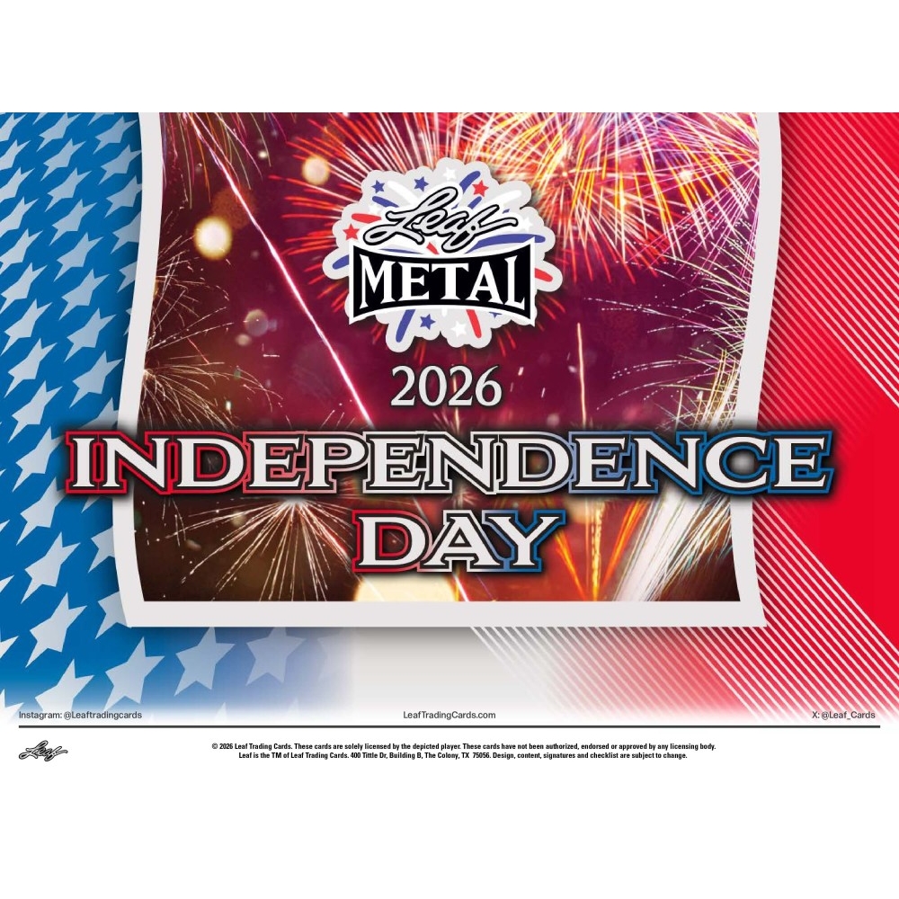2026 Leaf Metal Independence Day Multi-Sport Founding Fathers Edition ...