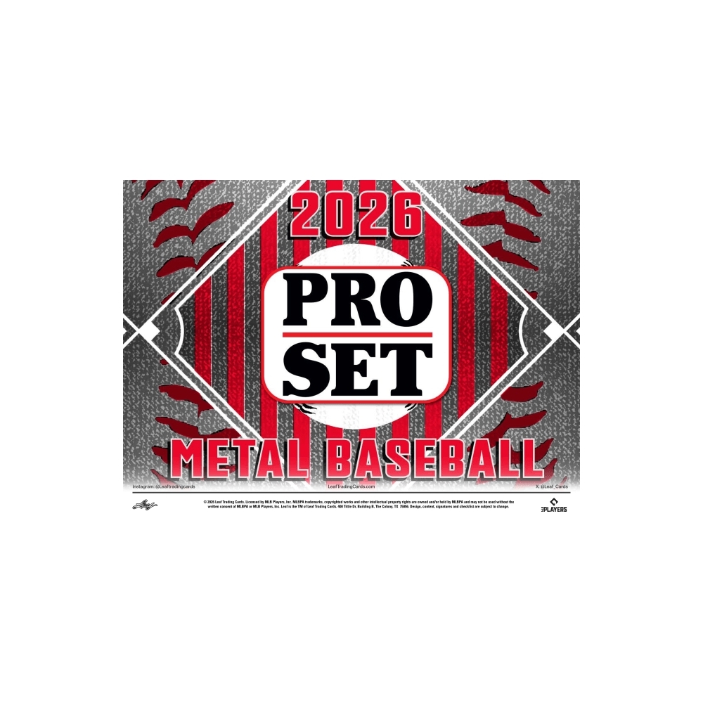 2026 Leaf Pro Set Metal Baseball Value 30-Pack Case Random 3-Pack Group ...