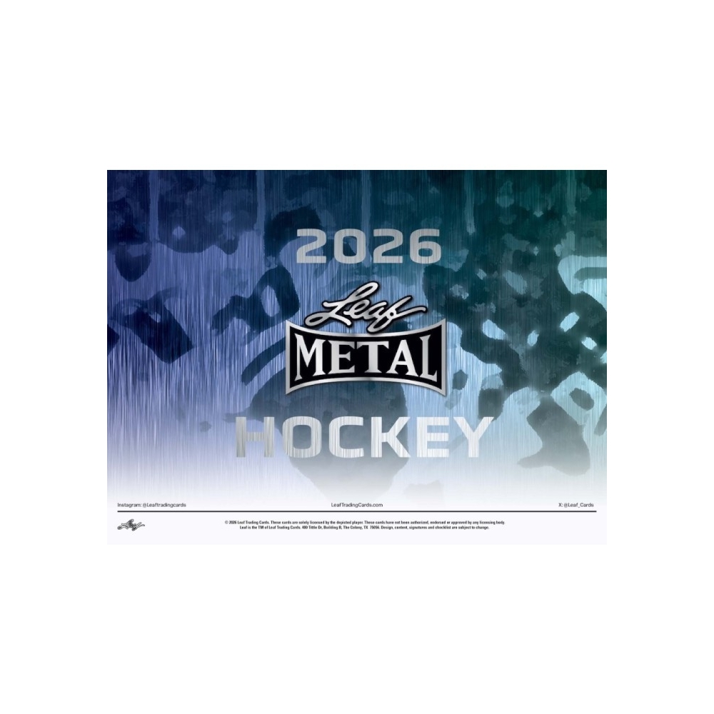 2026 Leaf Metal Hockey Hobby 3-Box Random Hit Group Break #1 - Steve ...