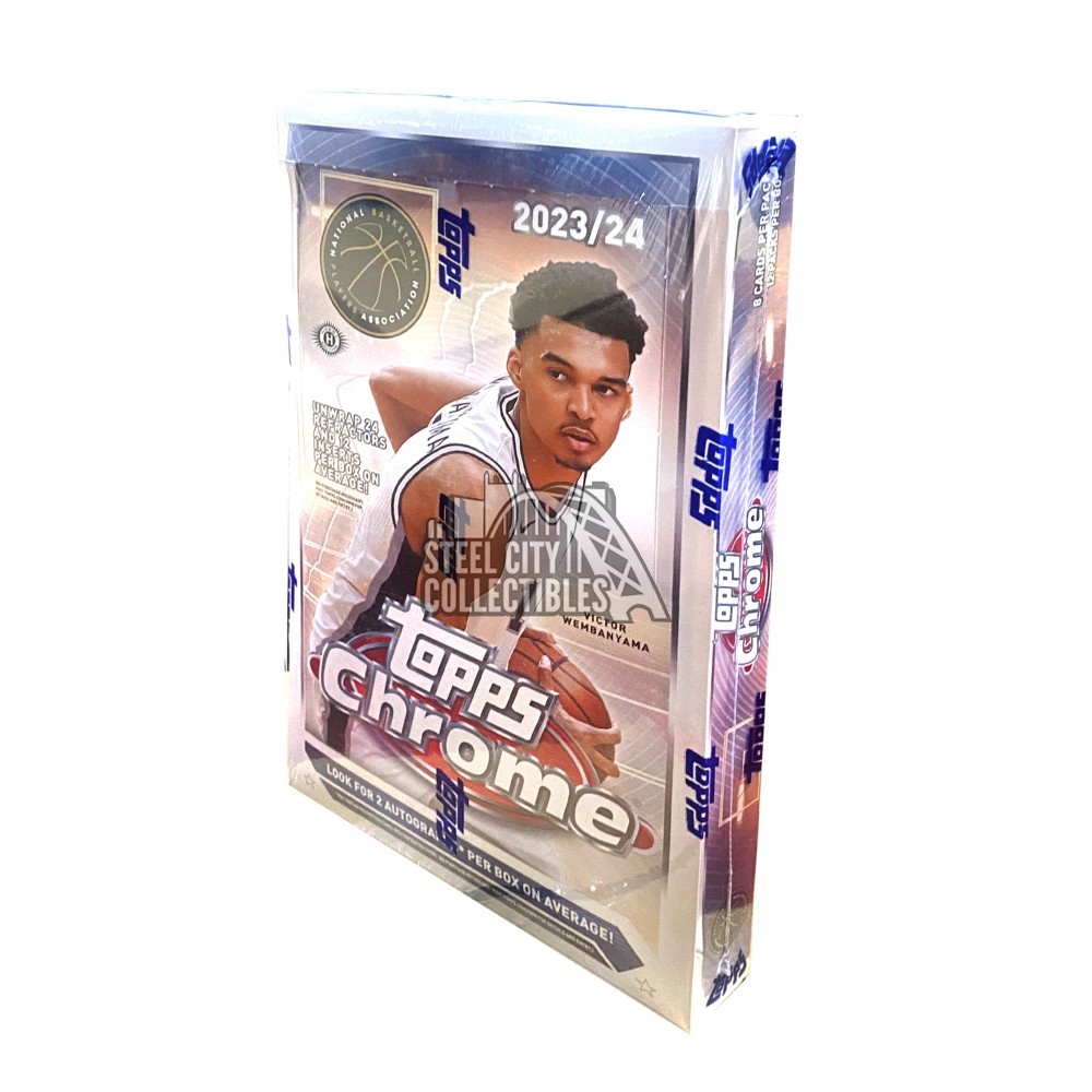 2023-24 Topps Chrome Basketball Hobby Box | Steel City Collectibles