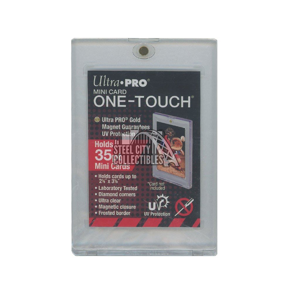 Ultra Pro 35pt Mini Card One Touch Magnetic Card Holder | Steel City ...