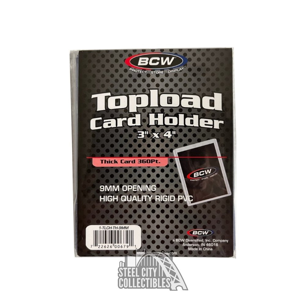 3x4 BCW 360pt Toploader | Steel City Collectibles