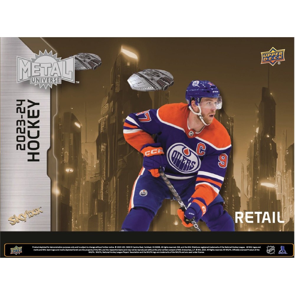 2023 24 Upper Deck Skybox Metal Universe Hockey Blaster 20 Box Case