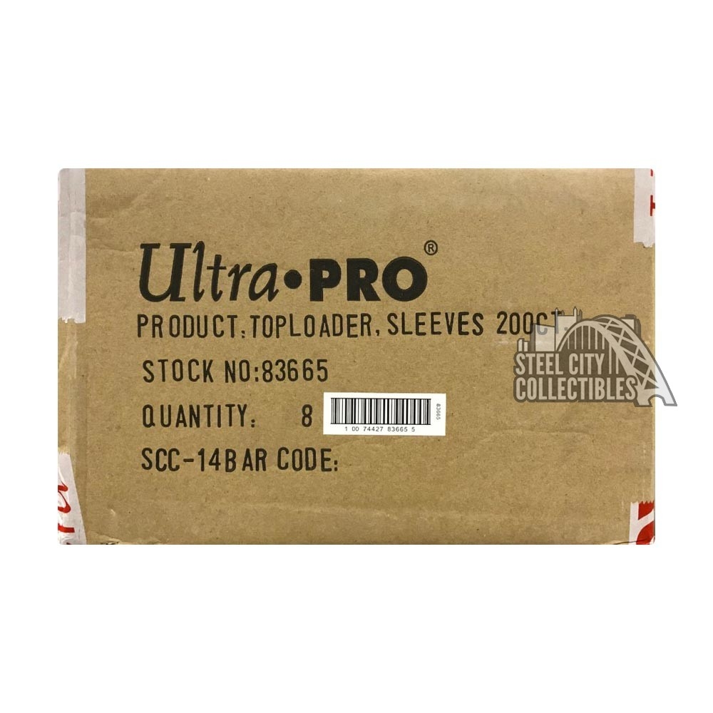3x4 Ultra Pro Toploaders 200ct With Sleeves 8-Pack Case | Steel City ...