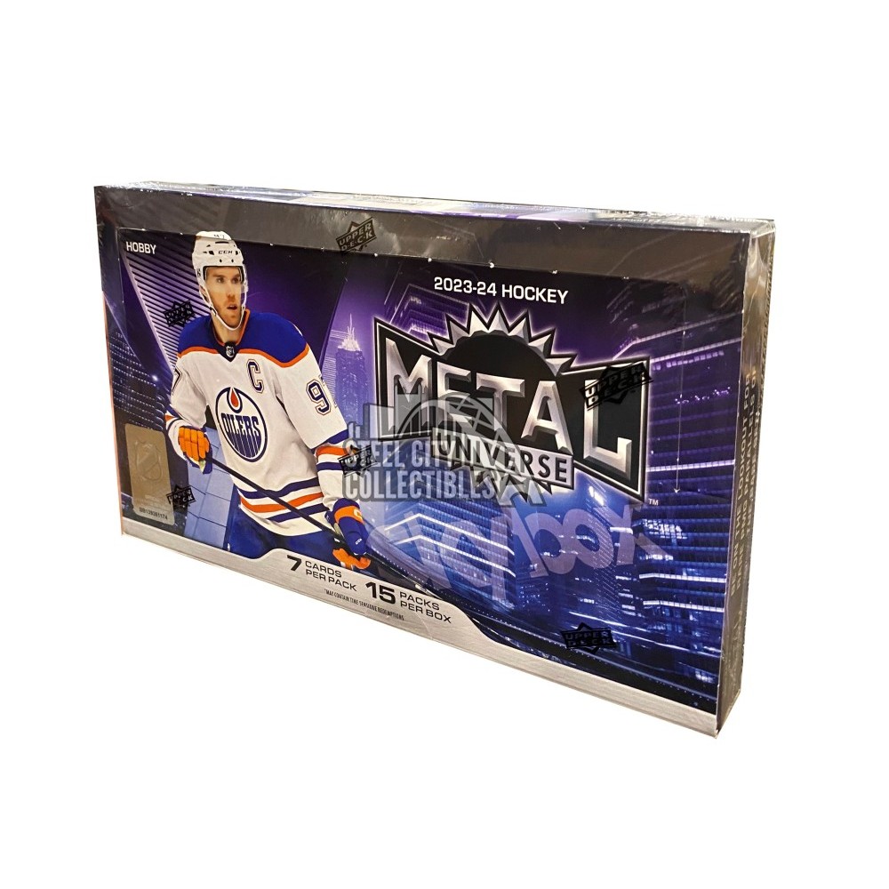 2023 24 Upper Deck Skybox Metal Universe Hockey Hobby Box Steel City