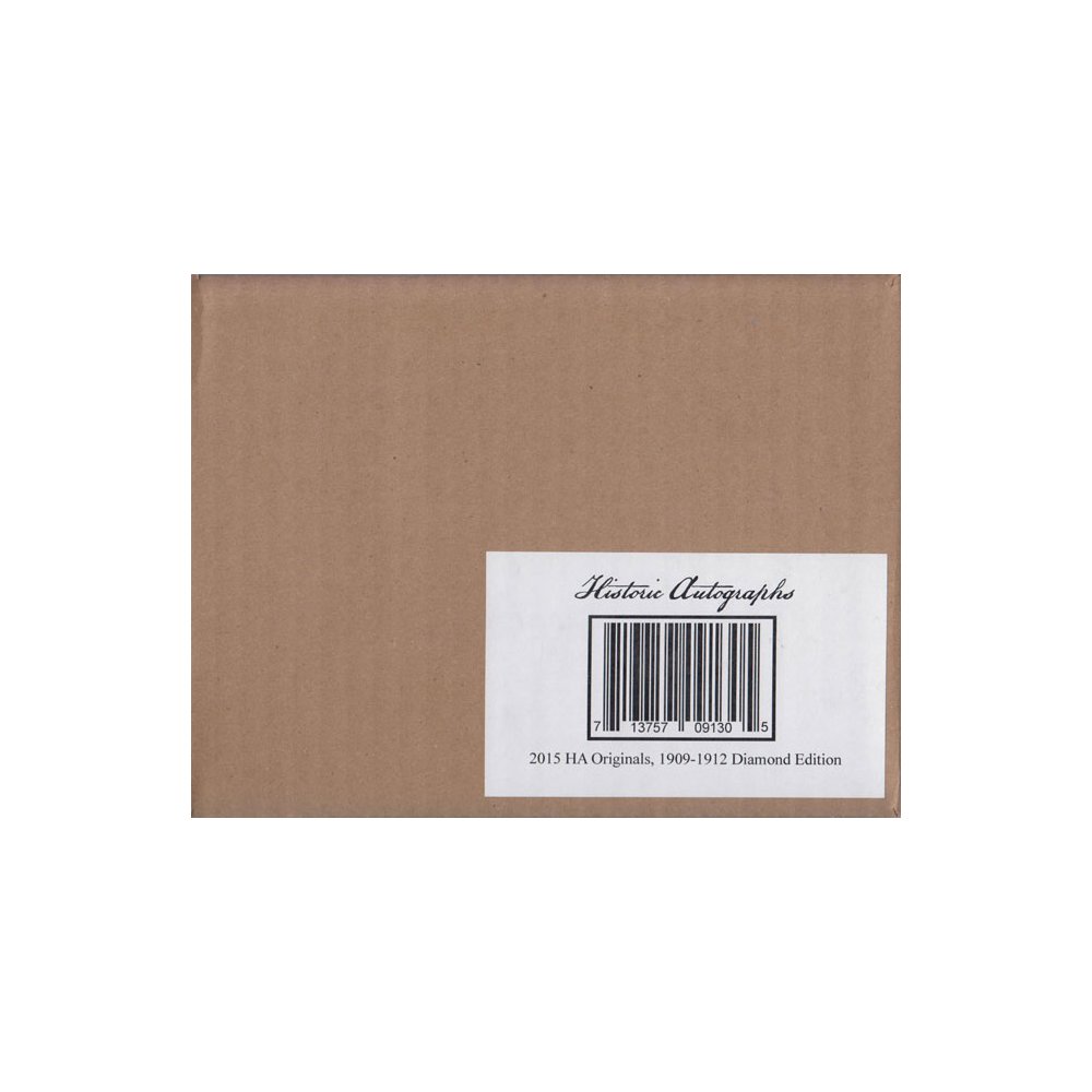 2015 Historic Autographs Originals 1909-1912 Diamond Edition Baseball ...