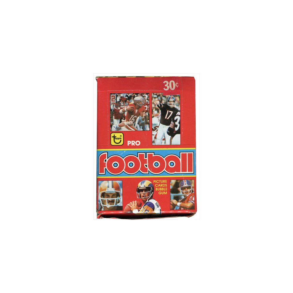 1981 Topps Football Wax Box in 1979 Box and Wrappers | Steel City ...