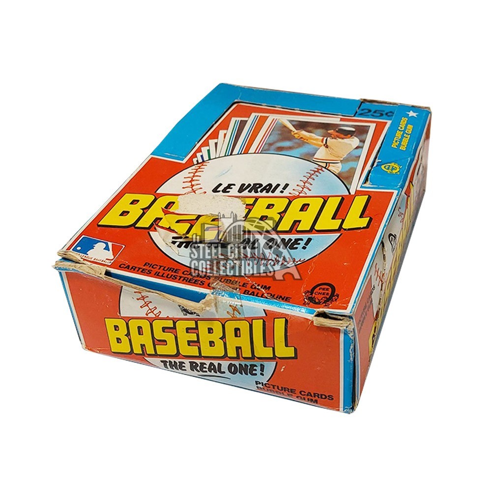 1982 Topps O-pee-chee Baseball 34-wax Pack Lot With Box *please Read