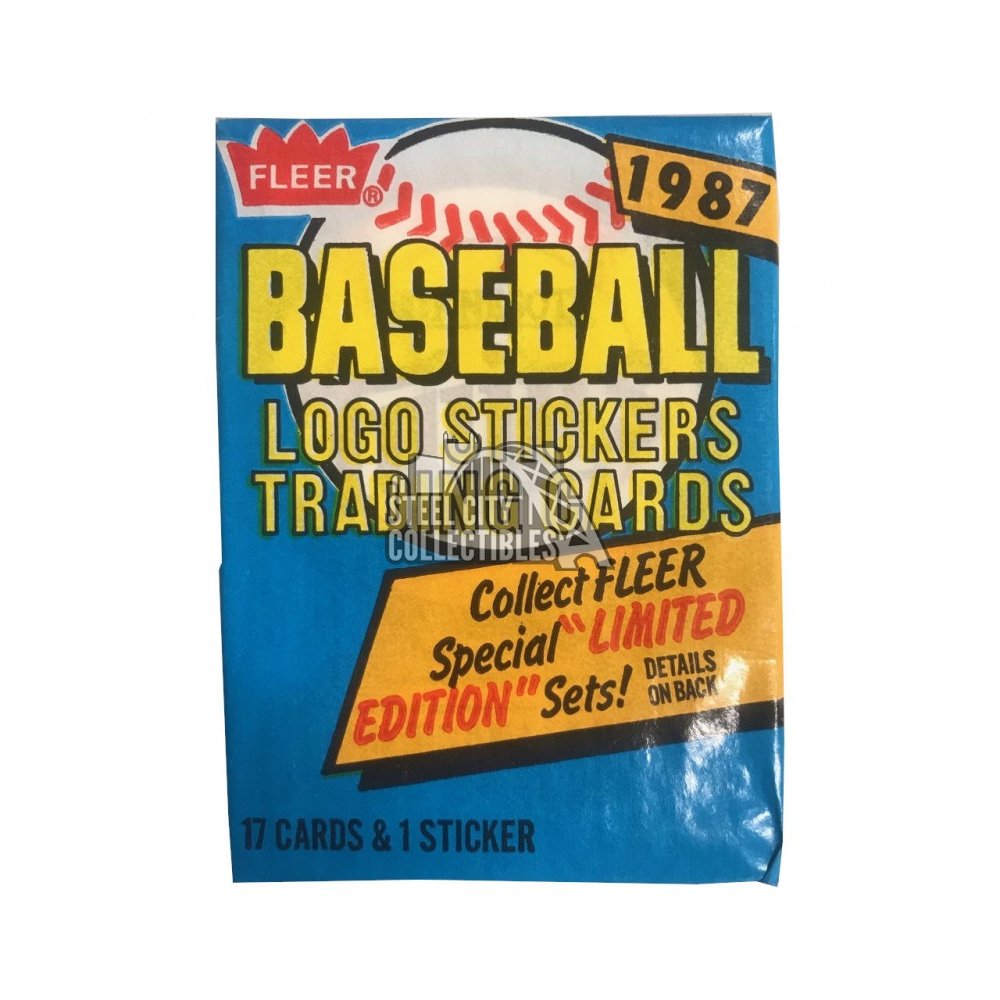 1987 Fleer Baseball Wax Pack | Steel City Collectibles