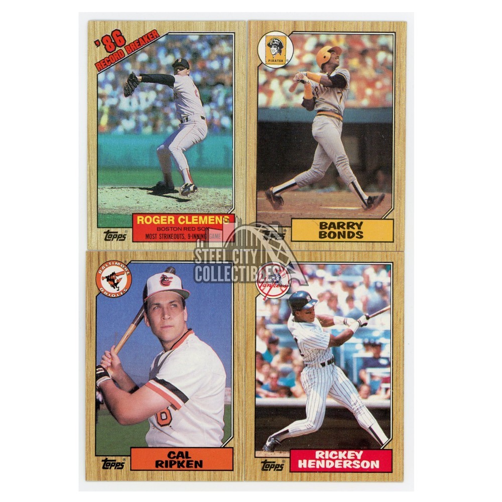 1987 Topps Baseball Hand Collated Set | Steel City Collectibles
