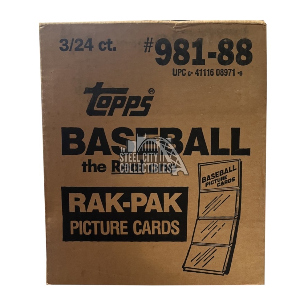 1988 Topps Baseball Rack Pack 3-Box Case | Steel City Collectibles