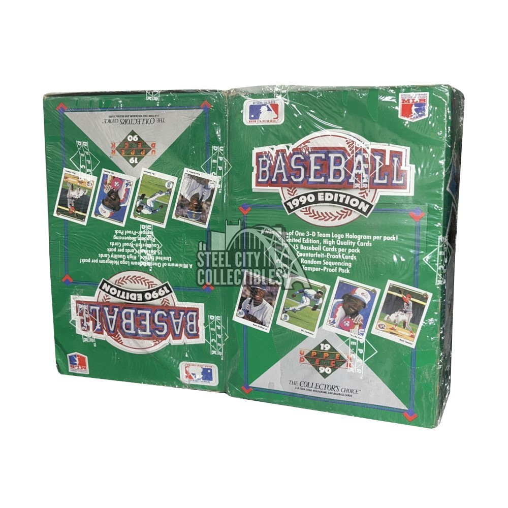 1990 Upper Deck Baseball Low Number Series Dual Box Error **PLEASE READ ...