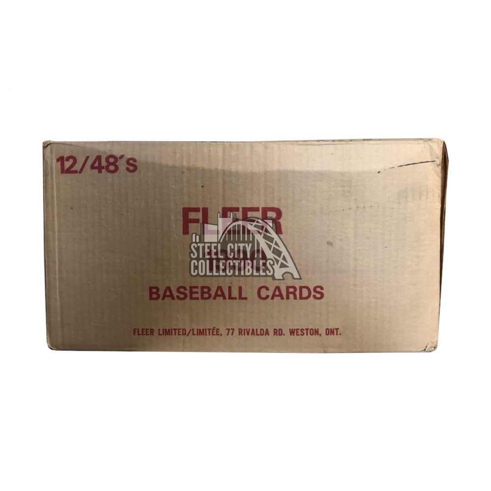 1990 Fleer Baseball Canadian Edition Wax 12-Box Case | Steel City ...