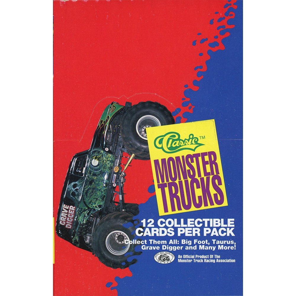 1990 Classic Monster Trucks Trading Cards Unopened Box | Steel City ...