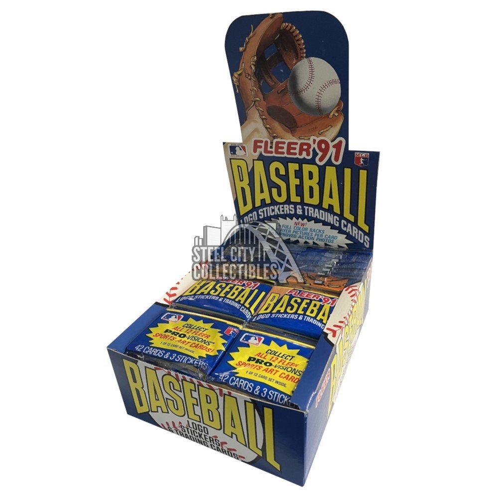 1991 Fleer Baseball Rack Pack Box | Steel City Collectibles