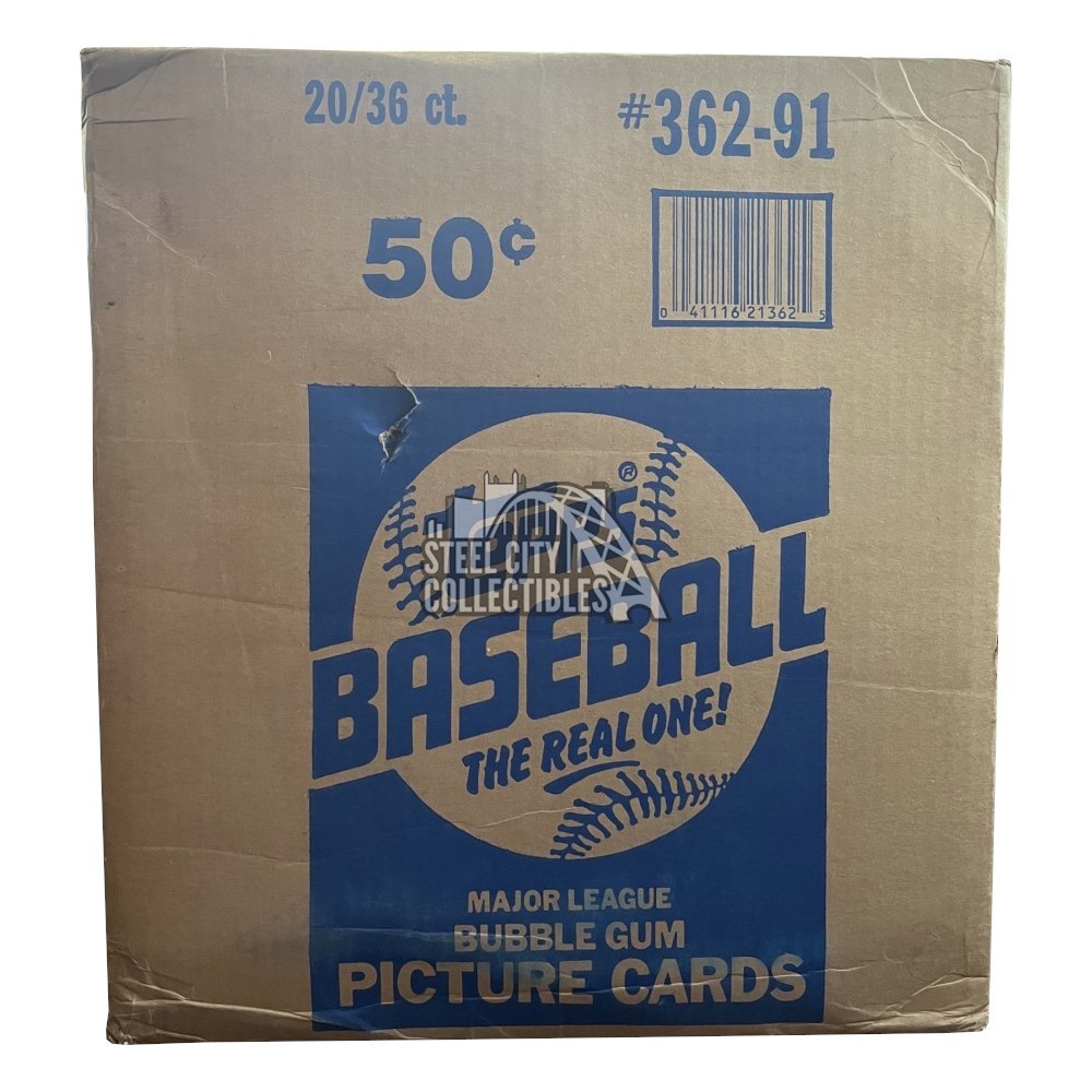 1991 Topps Baseball Box 20-box Case | Steel City Collectibles