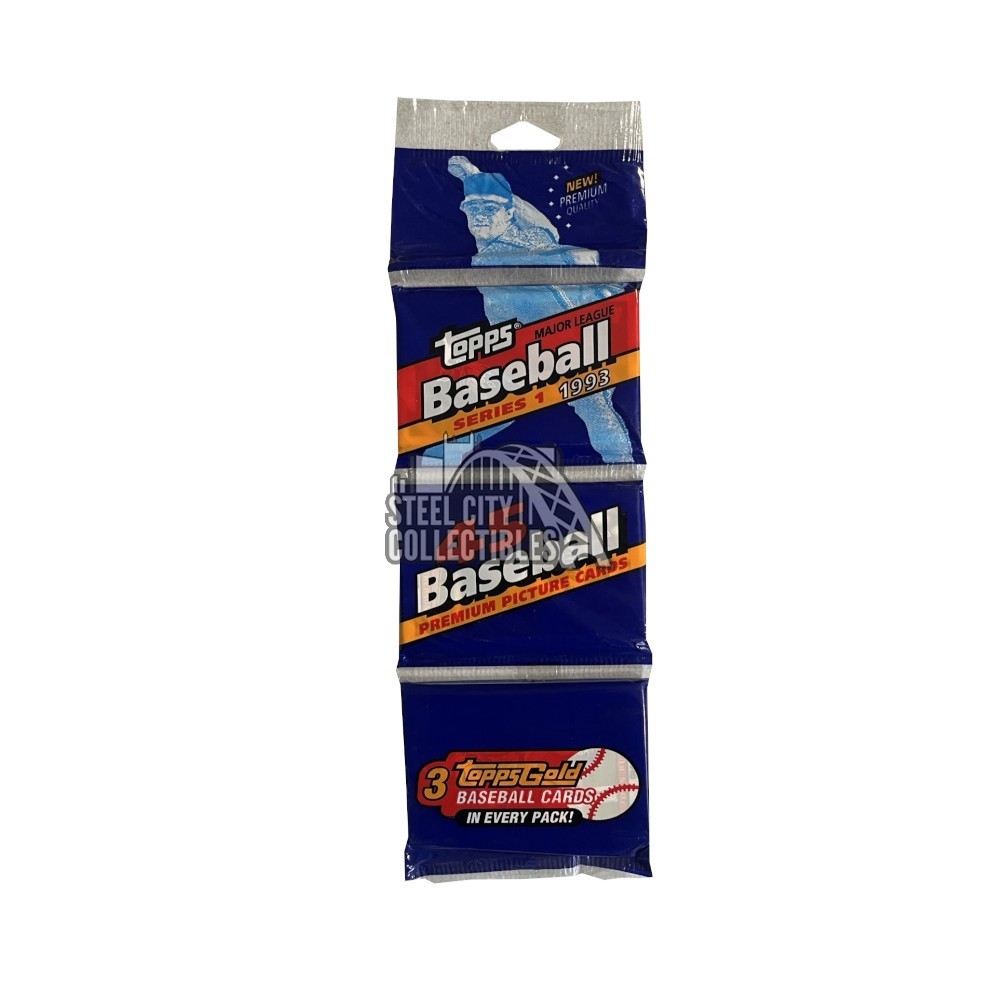 1993 Topps Series 1 Baseball Rack Pack | Steel City Collectibles